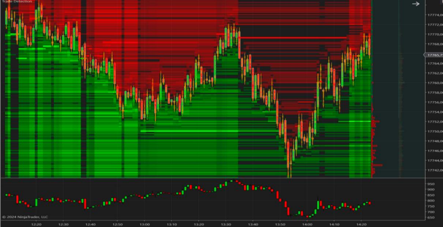 Best HeatMap - Indicador Ninjatrader 8 - Visualiza El Order Flow